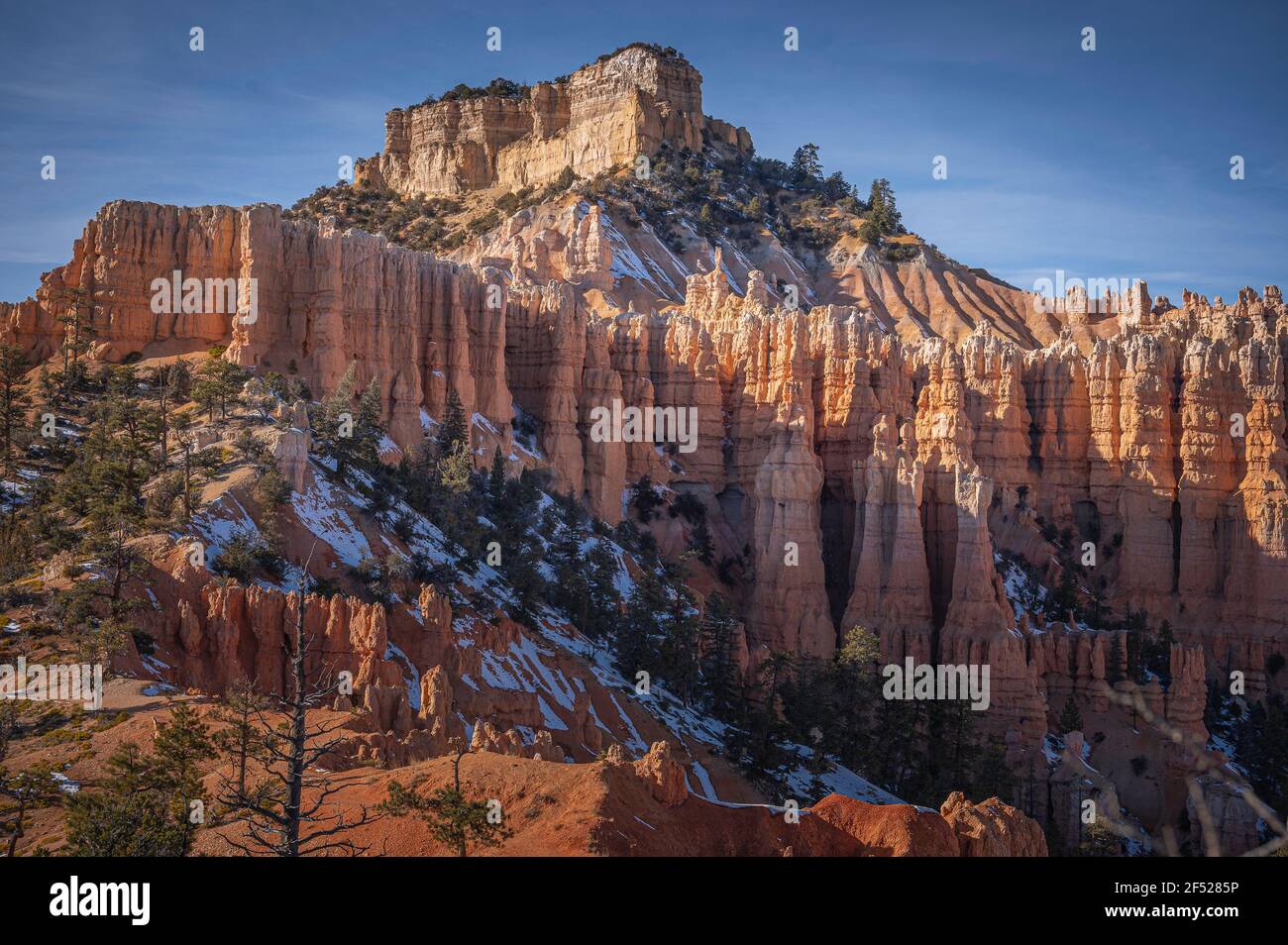 Boat Mesa in Bryce Canyon National Park, viewed from the Fairyland Loop ...