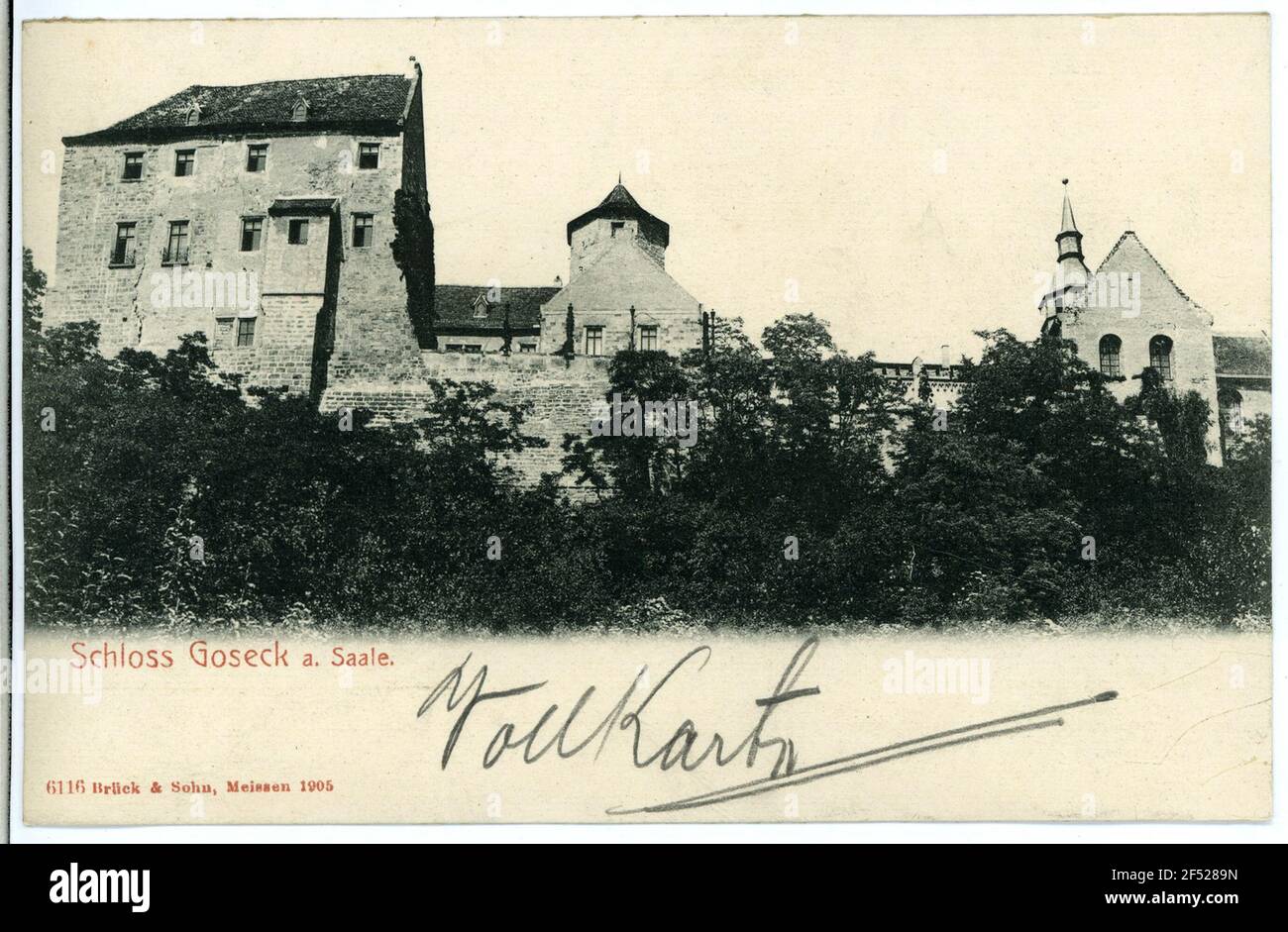 Lock Goseck. Schloss Stock Photo - Alamy