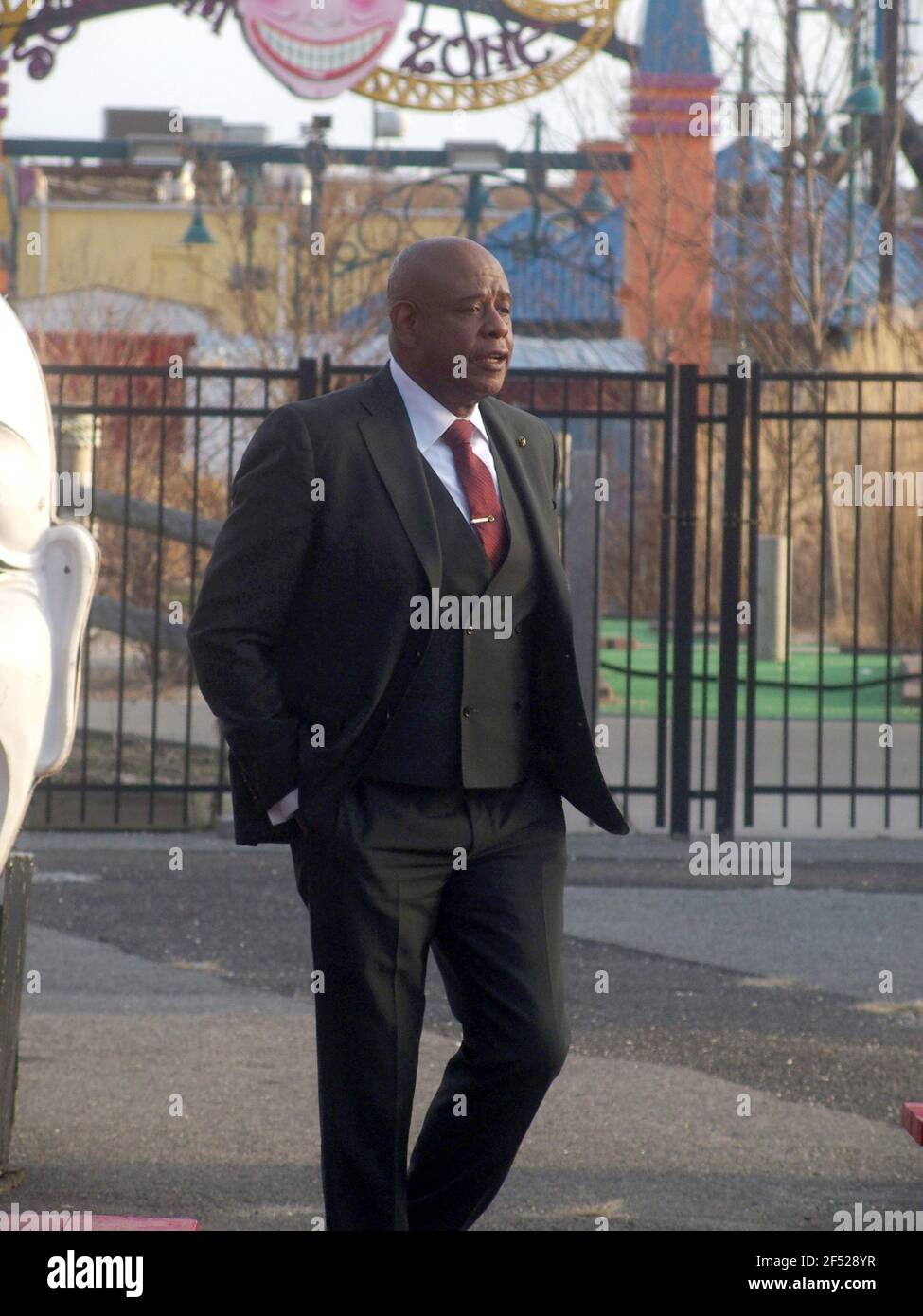 March 23, 2021, New York, New York, USA: New York- Filming in Coney ...