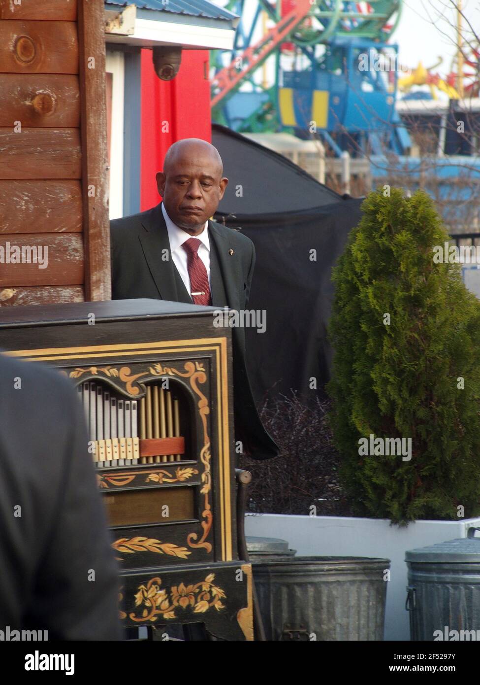 March 23, 2021, New York, New York, USA: New York- Filming in Coney ...