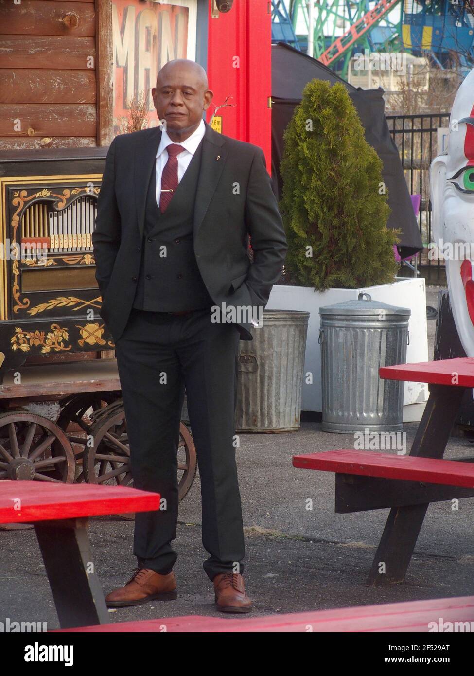 March 23, 2021, New York, New York, USA: New York- Filming in Coney ...