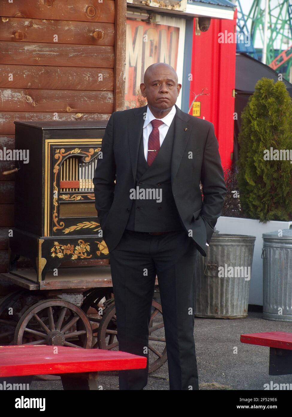 March 23, 2021, New York, New York, USA: New York- Filming in Coney ...