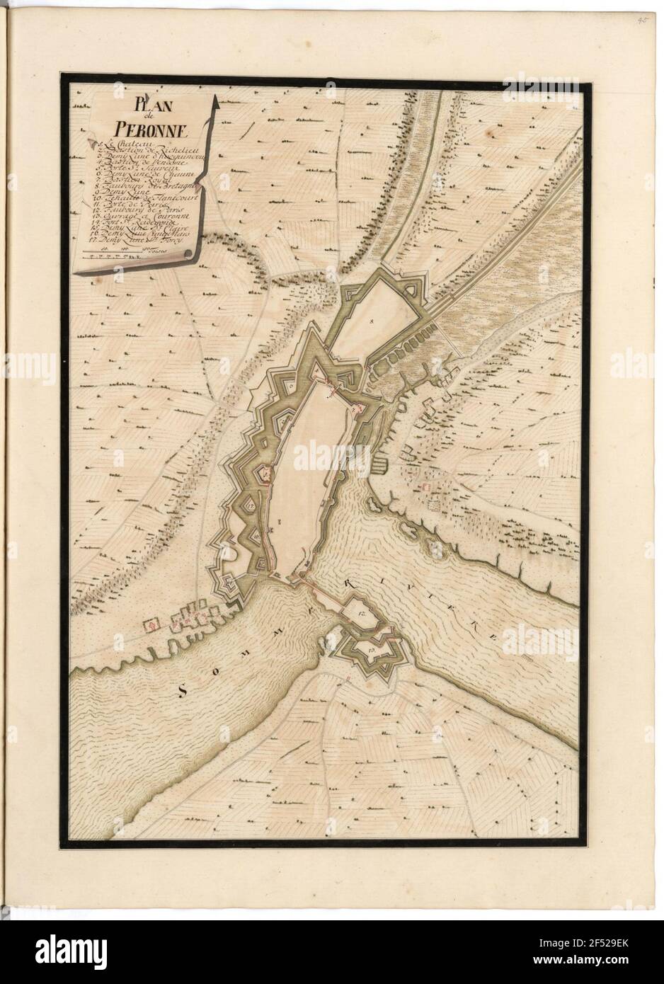 Plan de Péronne Stock Photo - Alamy