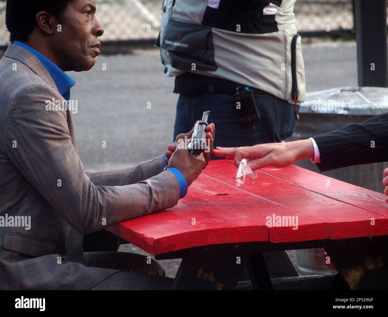 March 23, 2021, New York, New York, USA: New York- Filming in Coney ...