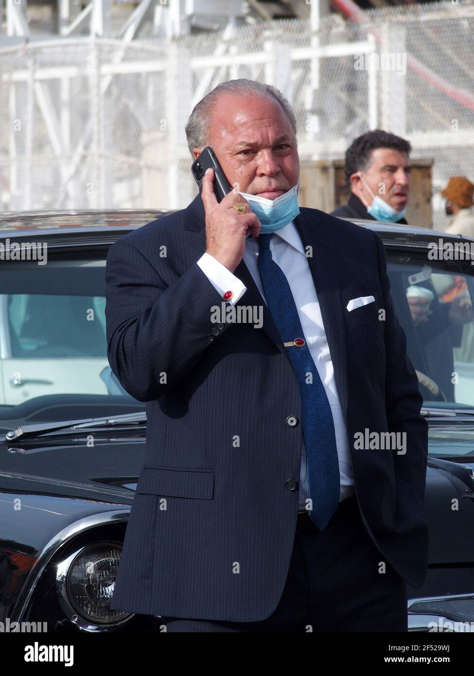 March 23, 2021, New York, New York, USA: New York- Filming in Coney ...