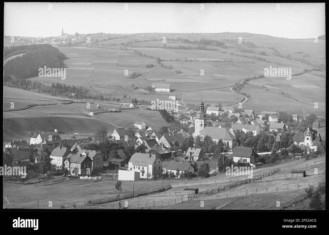Geising. View to Geising and Altenberg Stock Photo - Alamy