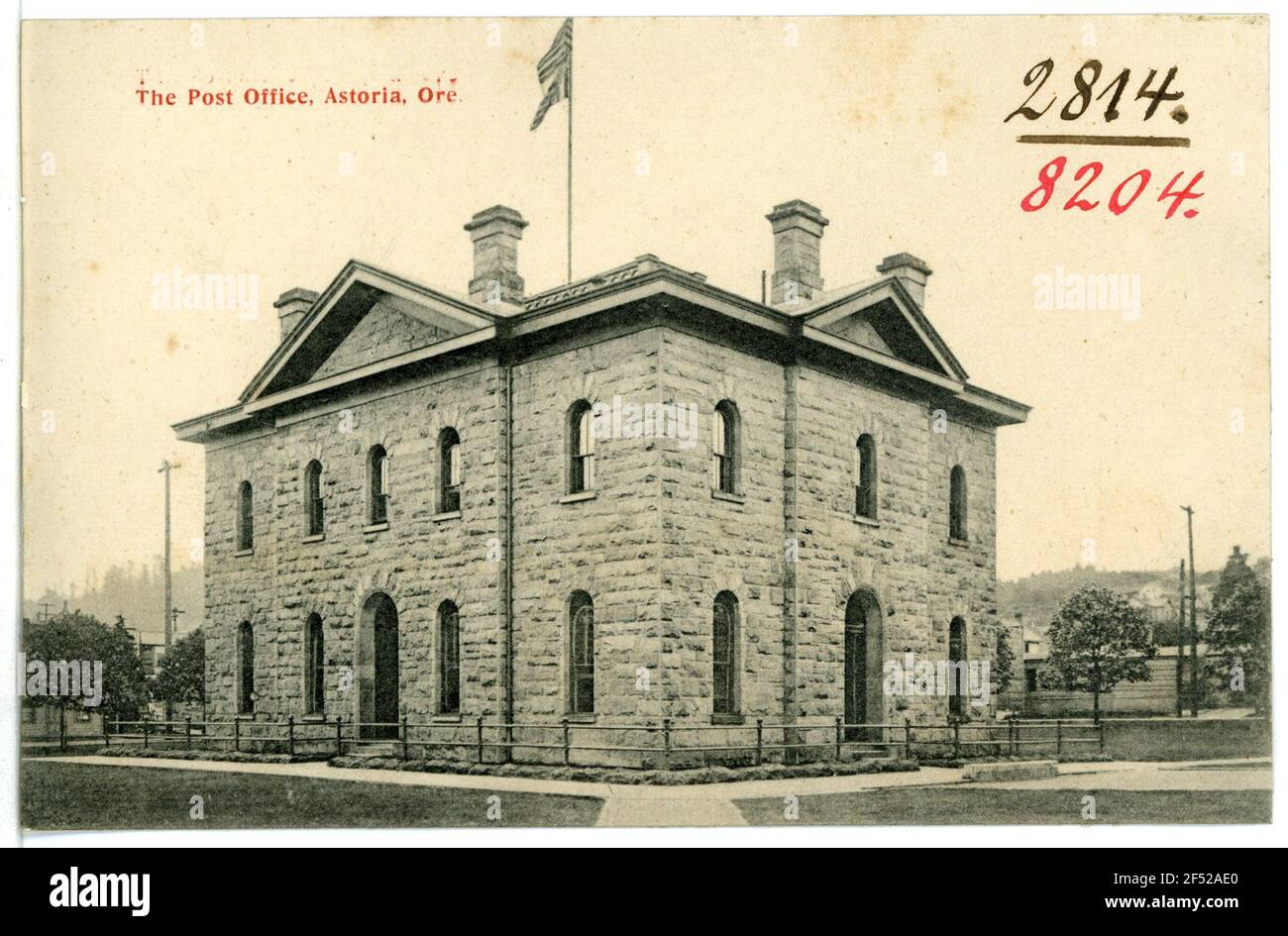 The Post Office Astoria, Oregon. The Post Office Stock Photo - Alamy