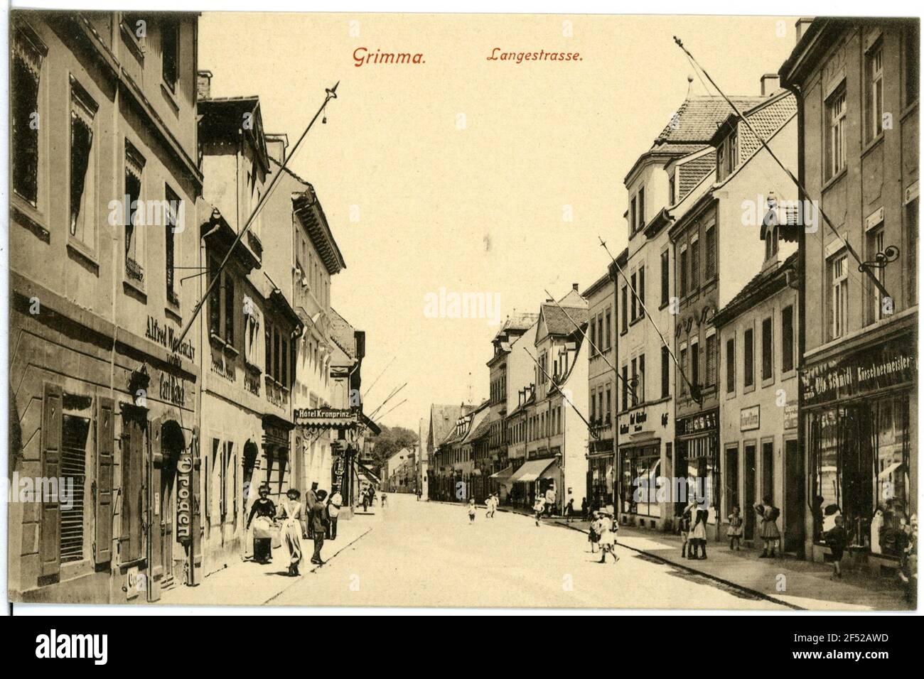 Old buildings street Cut Out Stock Images & Pictures - Alamy