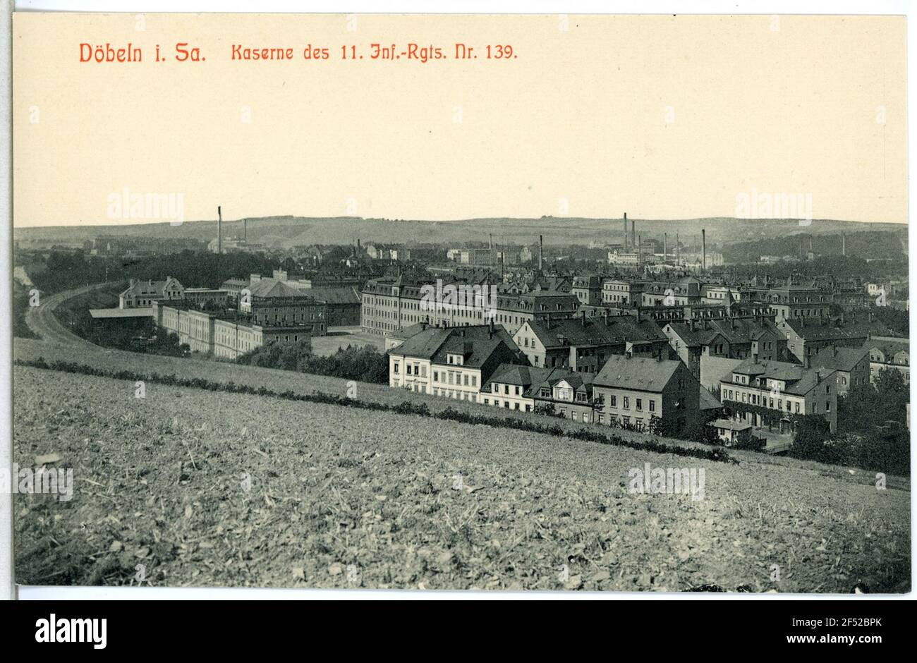 Barracks of the 11th Infantry Regiment No. 139 Dubbing. Barracks d. 11 ...