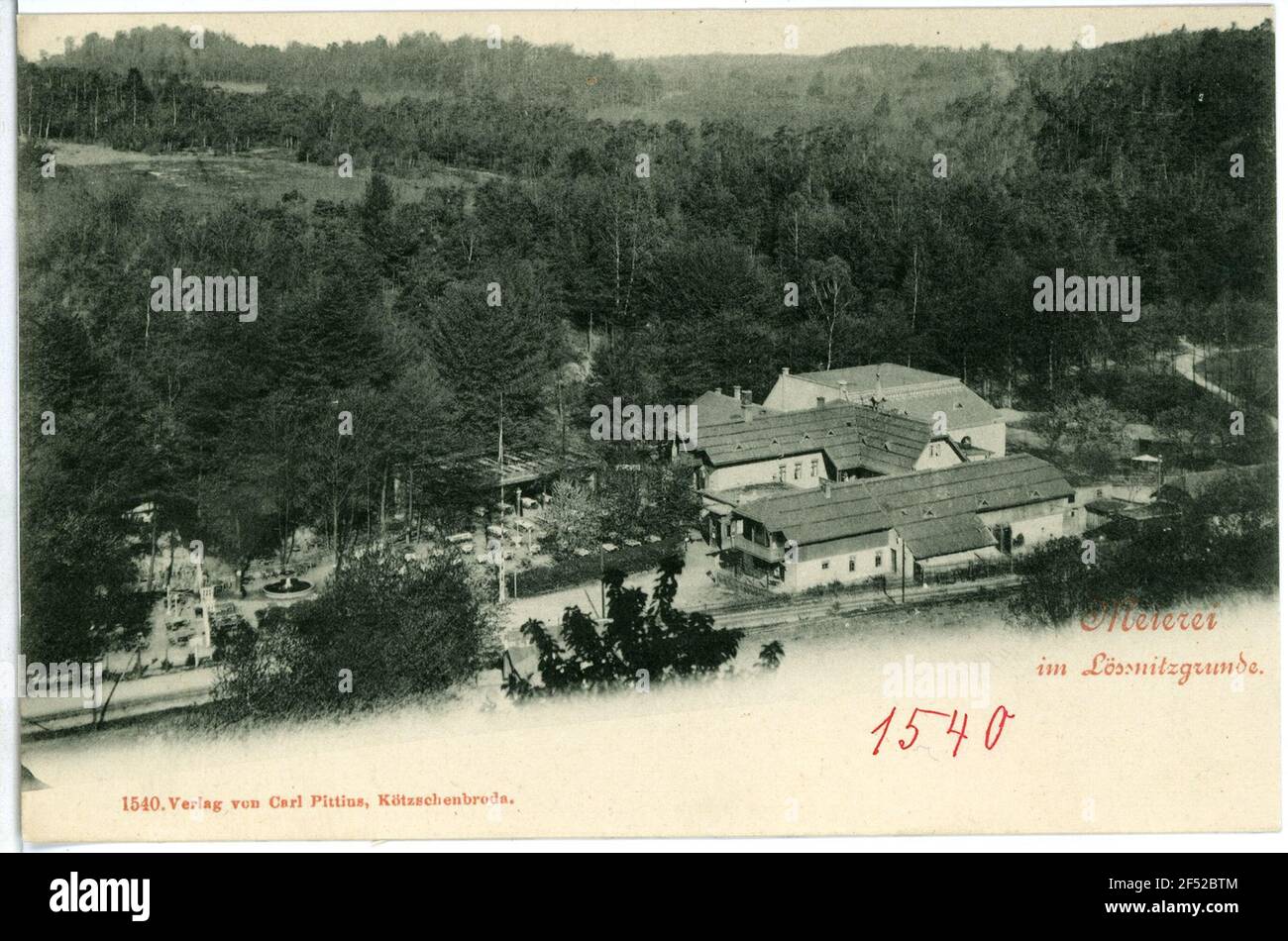 Meierei Lower Lößnitz. Meierei Stock Photo - Alamy