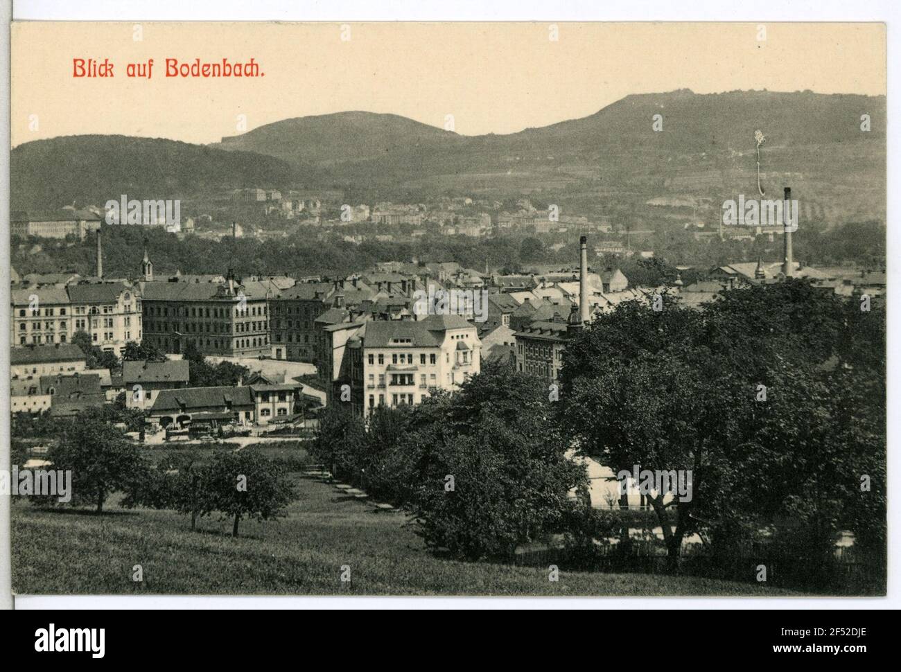 View of Bodenbach Bodenbach. View of Bodenbach Stock Photo - Alamy