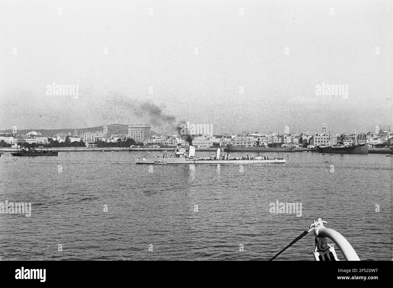 Travel Photos Spain. Harbor with a view from the passenger ship to the ...