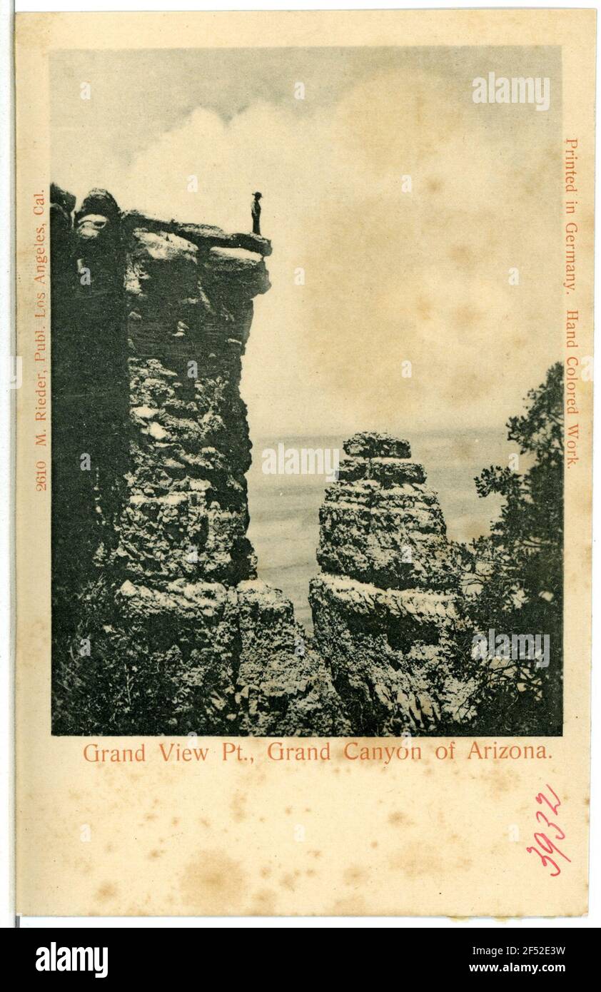 Grand View Point Grand Canyon. Grand View Point Stock Photo - Alamy