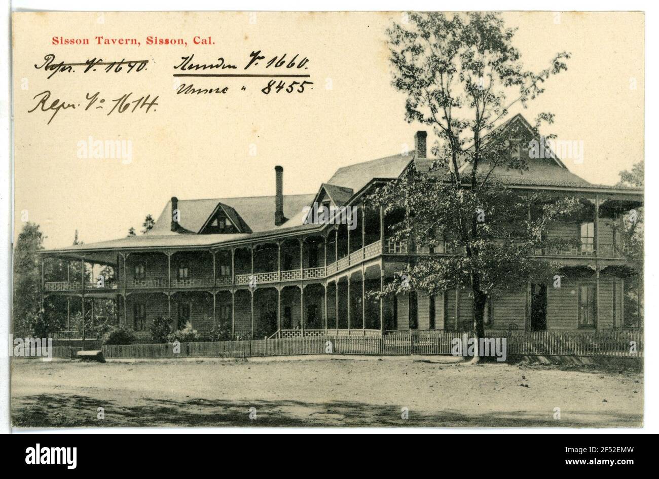 Sisson Tavern Sisson Tavern, Sisson, Cal Stock Photo - Alamy