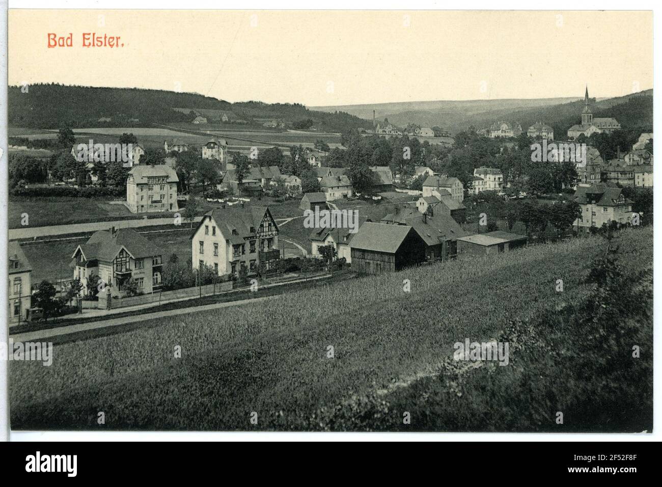 View of Bad Elster View of Bad Elster Stock Photo - Alamy