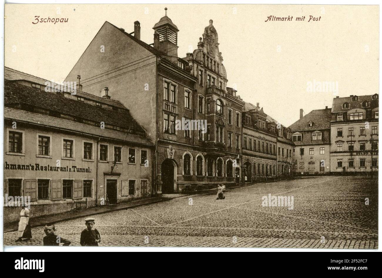 Old market street Cut Out Stock Images & Pictures - Alamy