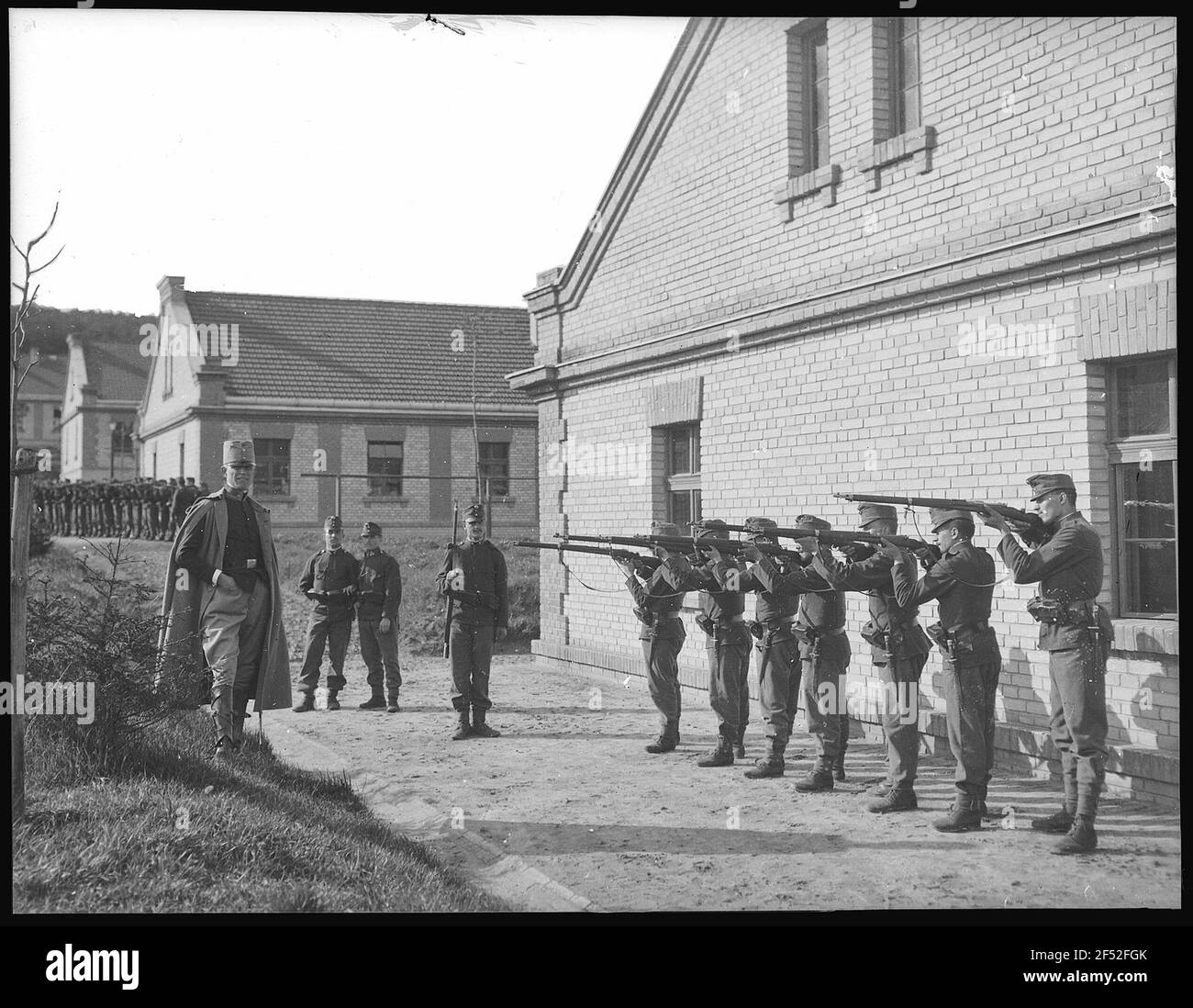 Early military structure Black and White Stock Photos & Images - Alamy