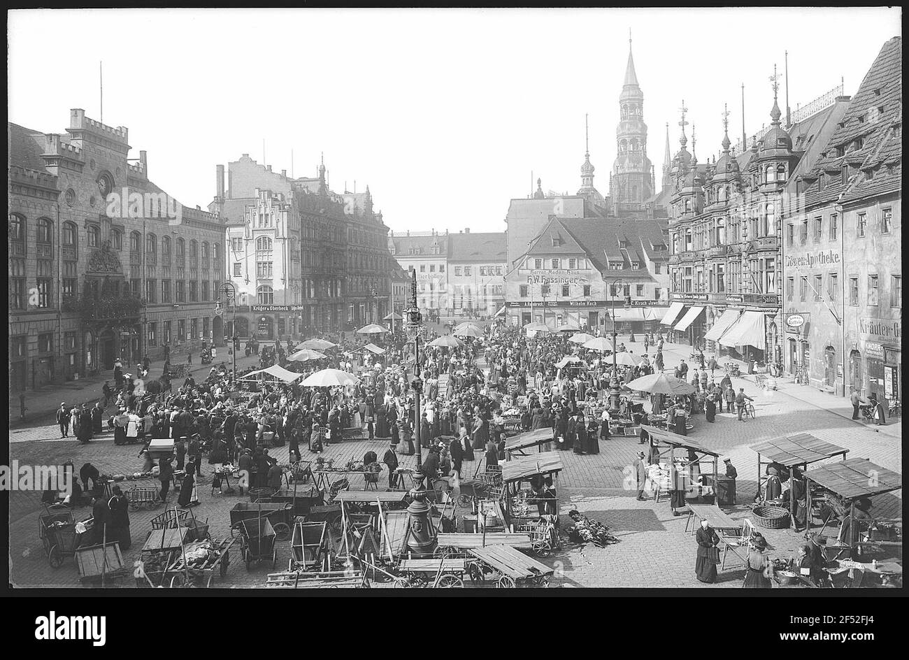 Main public market in Black and White Stock Photos & Images - Alamy