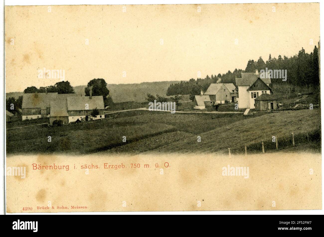 Rural village in countryside Cut Out Stock Images & Pictures - Alamy