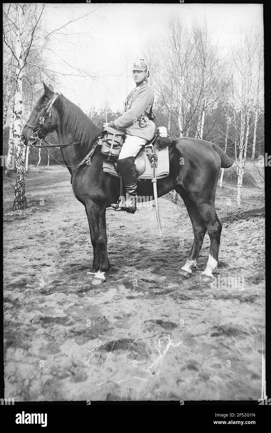 Mounted hunter Black and White Stock Photos & Images - Alamy