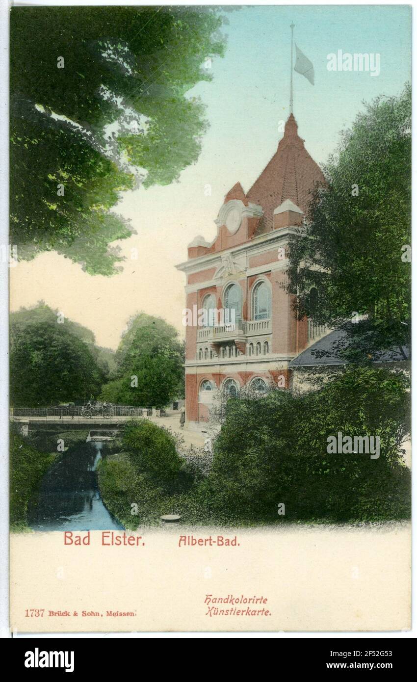 Albert Bad. Bad Elster. Albert Bad Stock Photo - Alamy
