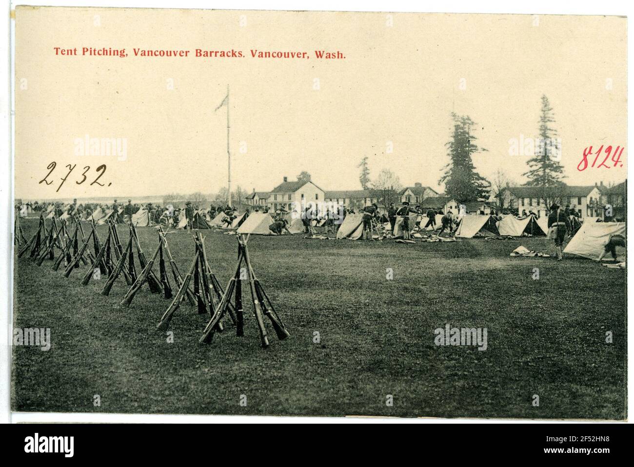 Tent Pitching, Vancouver Barracks Vancouver, Washington. Tent Pitching ...