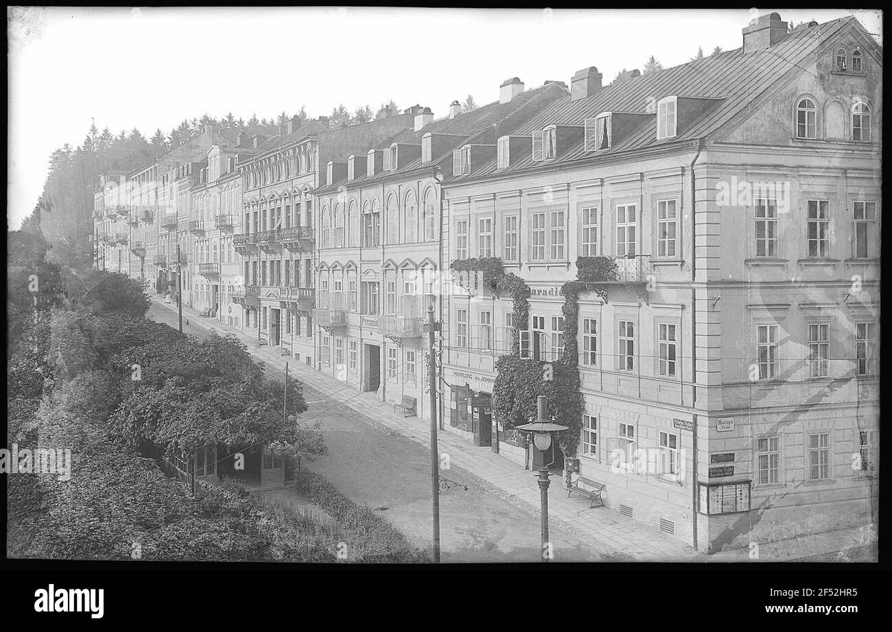 Marienbad. Houses Pyramid and Paradise (1841 Stock Photo - Alamy