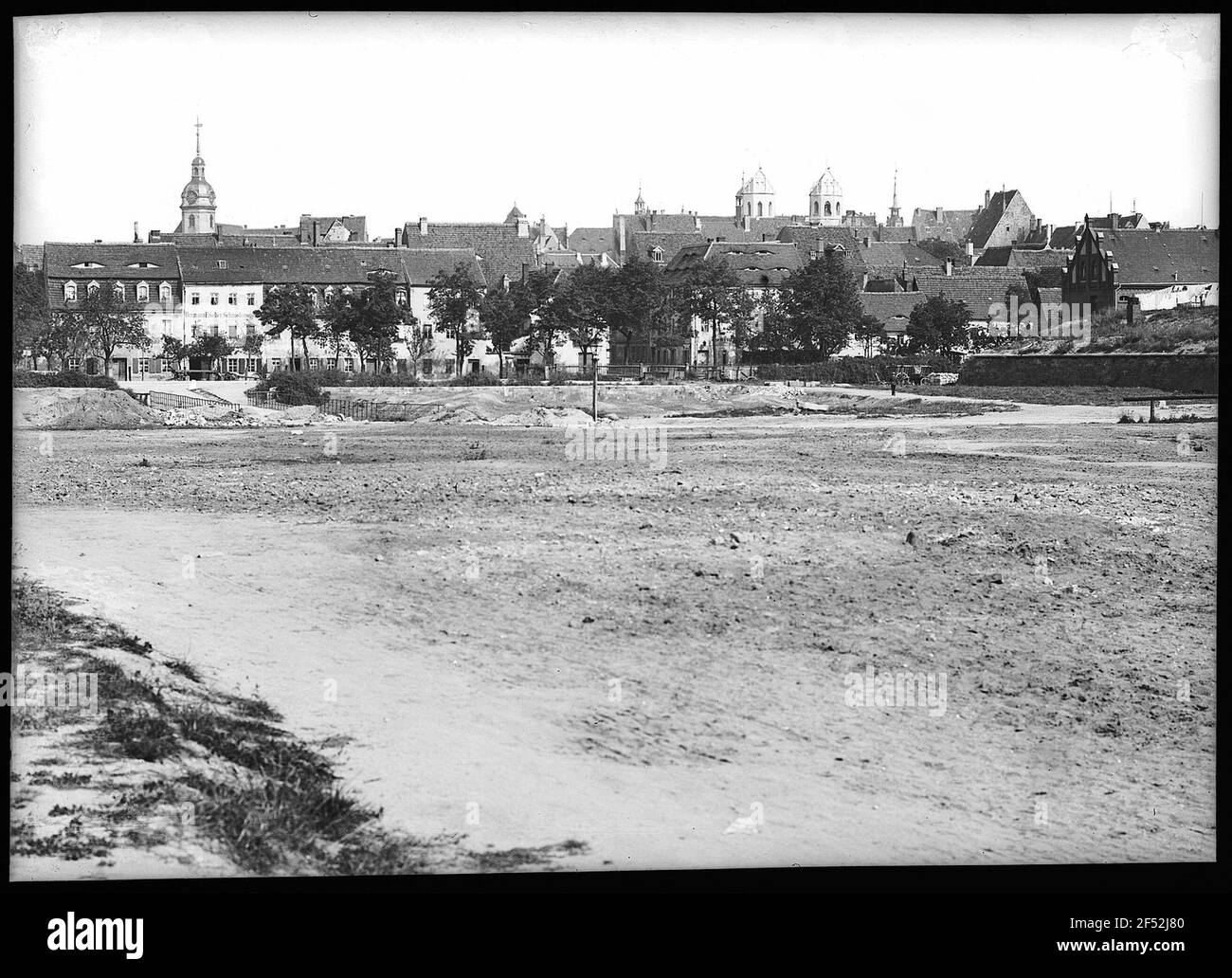 Vintage looking town Black and White Stock Photos & Images - Alamy