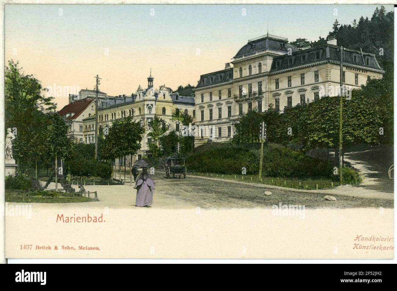 Street Marienbad. Street view Stock Photo - Alamy