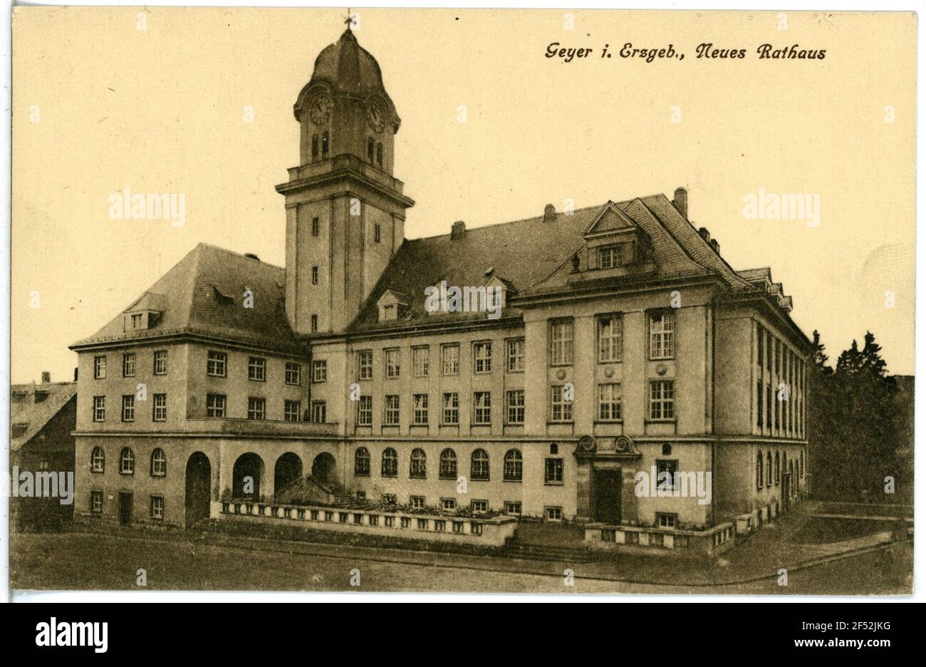 Town hall heritage building Cut Out Stock Images & Pictures - Alamy