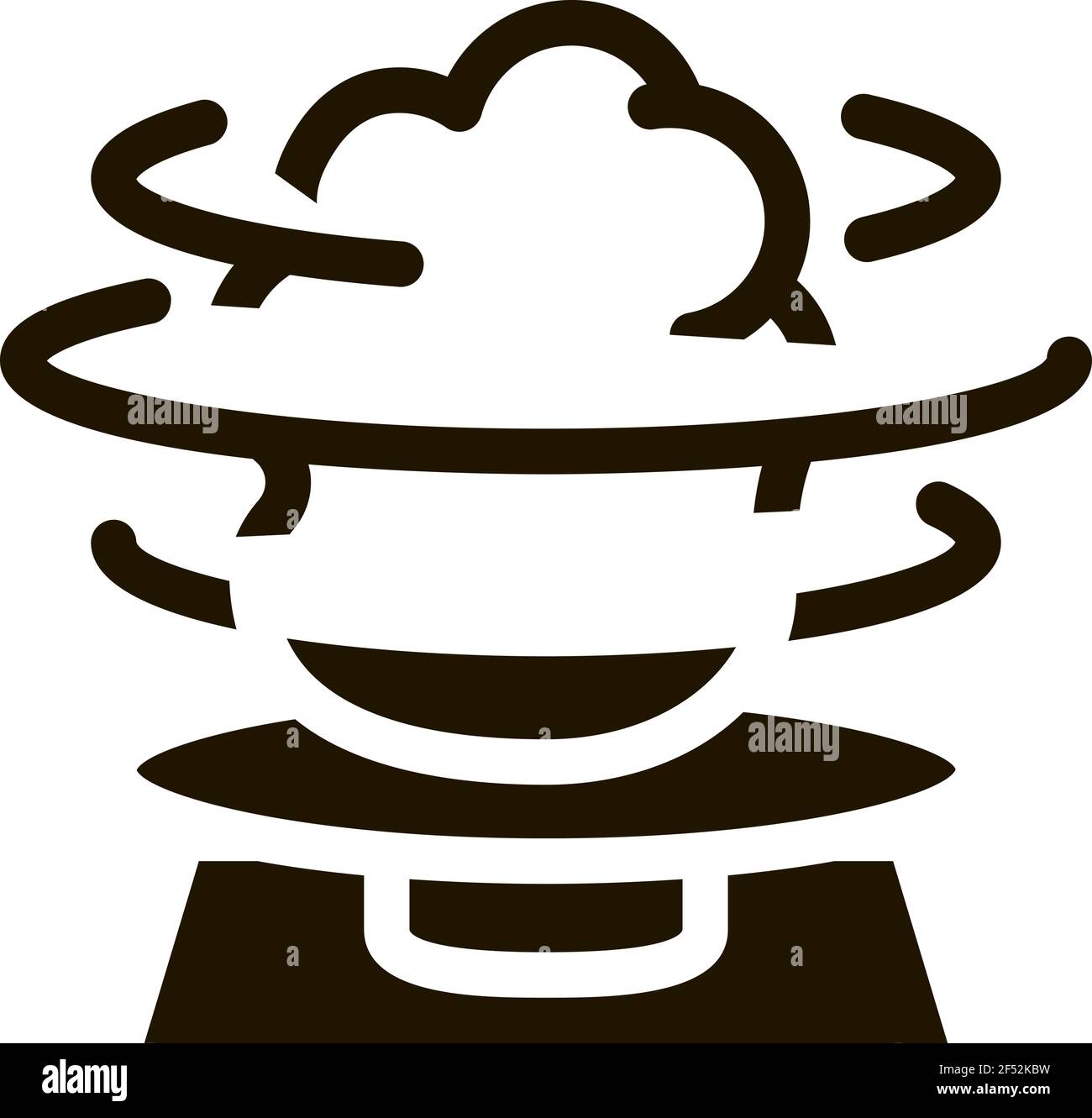 pottery making process icon Vector Glyph Illustration Stock Vector ...