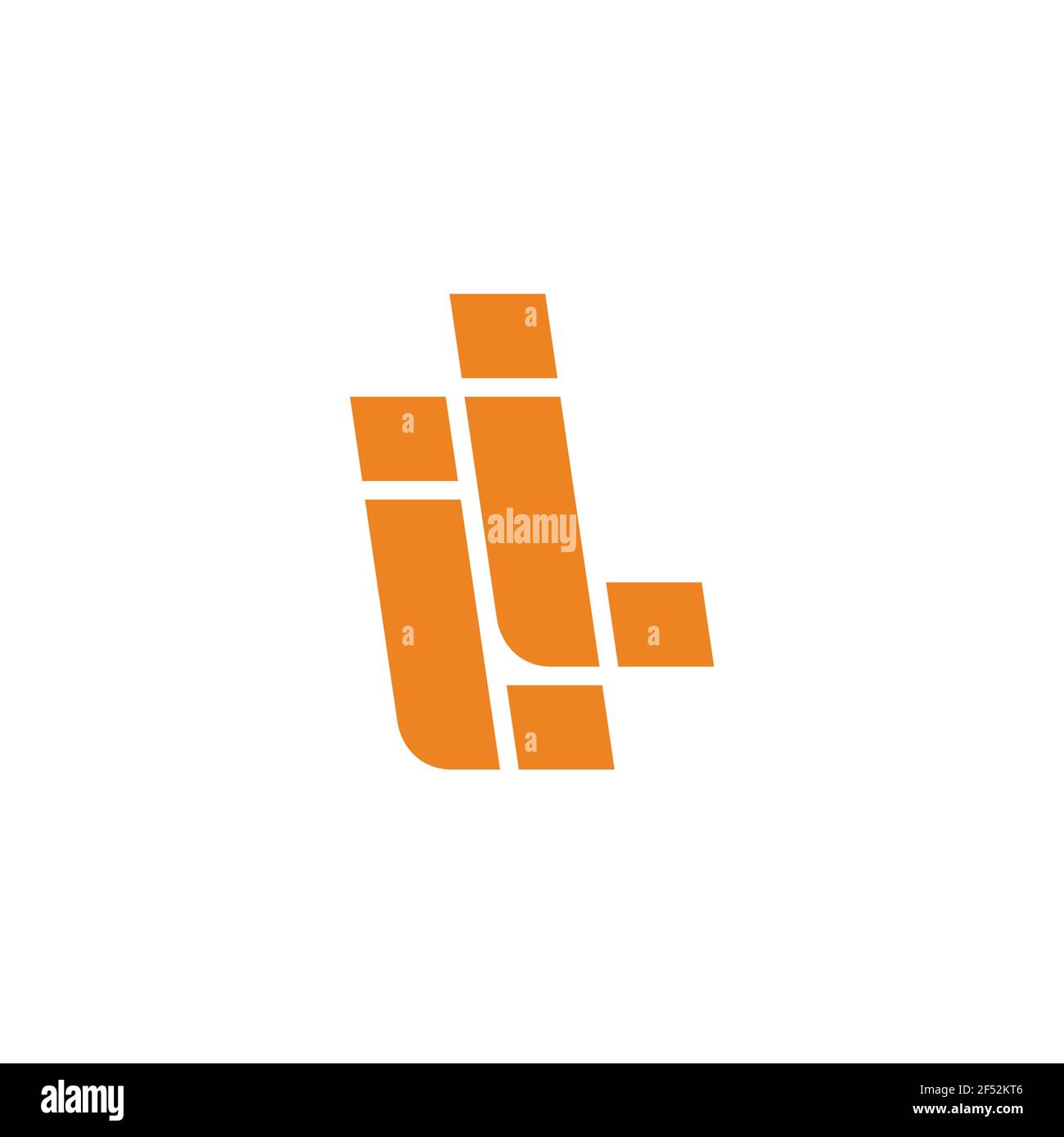 simple geometric letter li line logo vector Stock Vector Image & Art ...