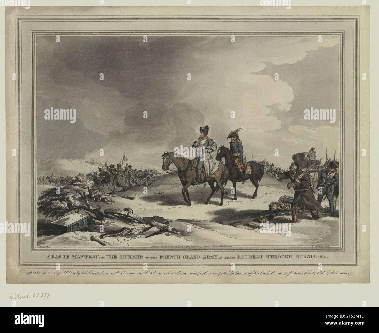 Napoleon's retreat from Russia Stock Photo - Alamy