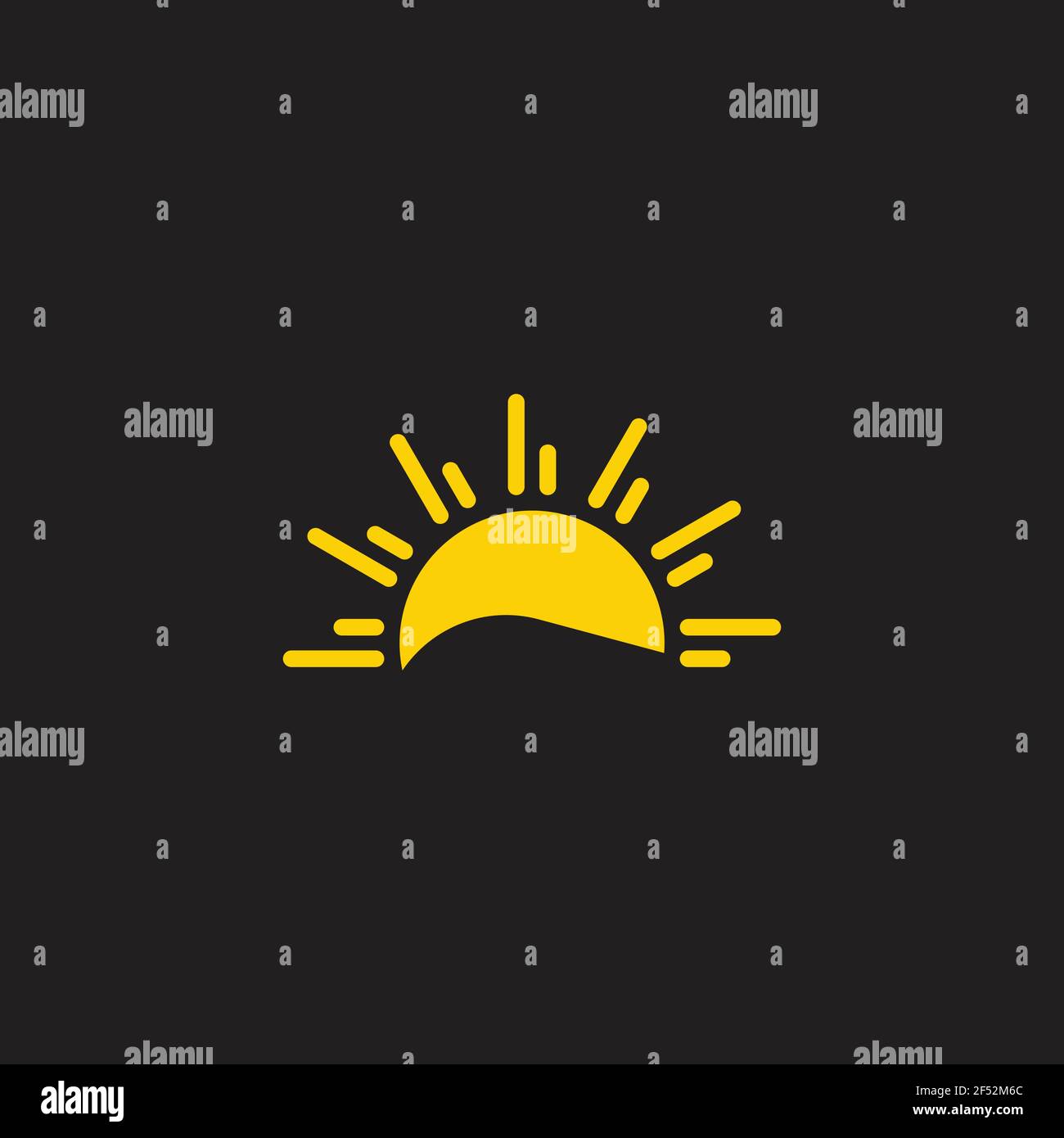 Wavy sunset Stock Vector Images - Alamy