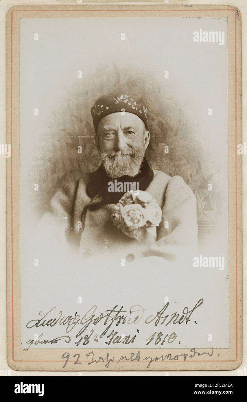 Portrait of Ludwig Gottfried Arndt Stock Photo - Alamy