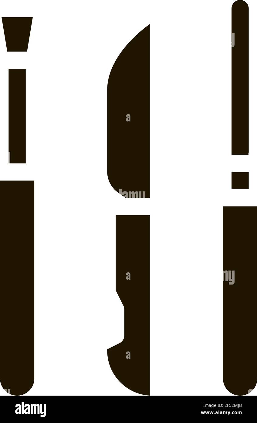 pottery tools icon Vector Glyph Illustration Stock Vector Image & Art ...