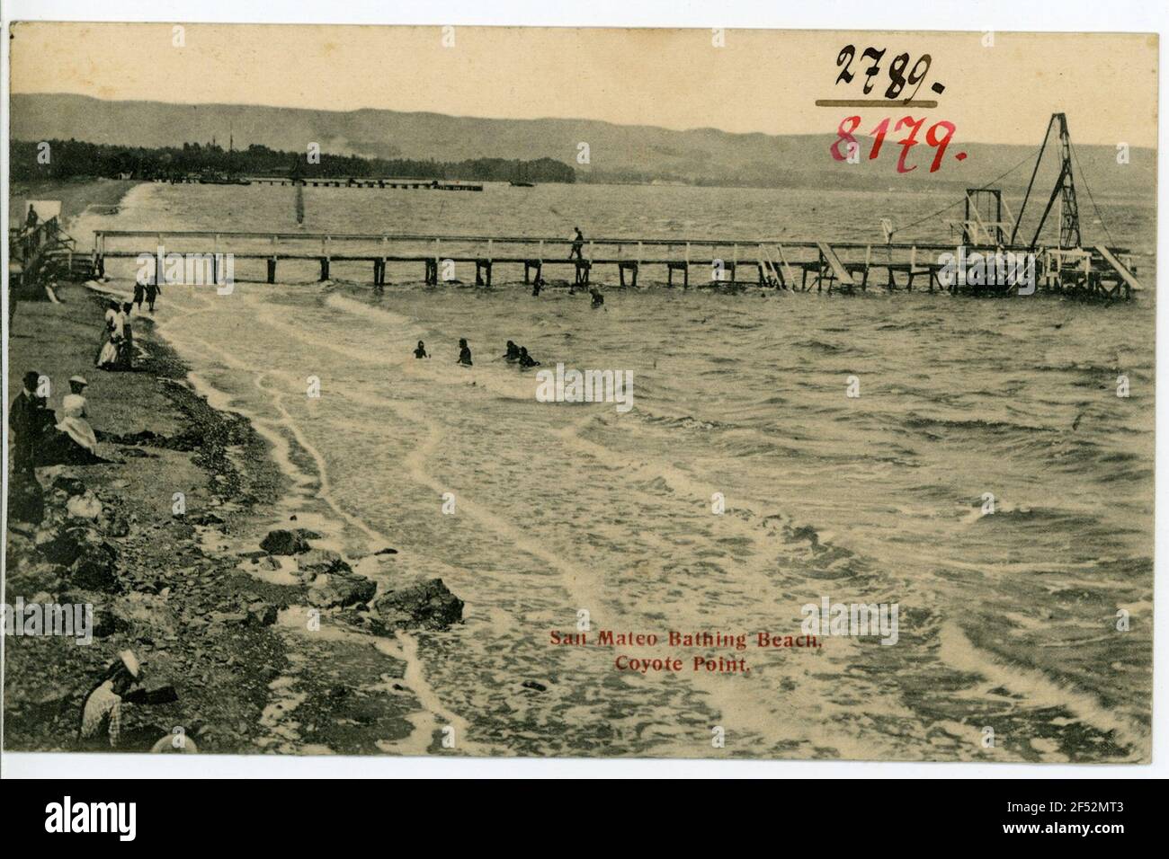 Bathing Beach, Coyote Point San Mateo Bathing Beach, Coyote Point Stock ...