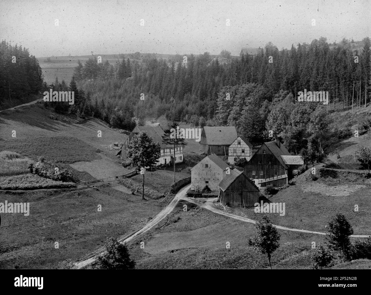 Building of the village mill Stock Photo - Alamy