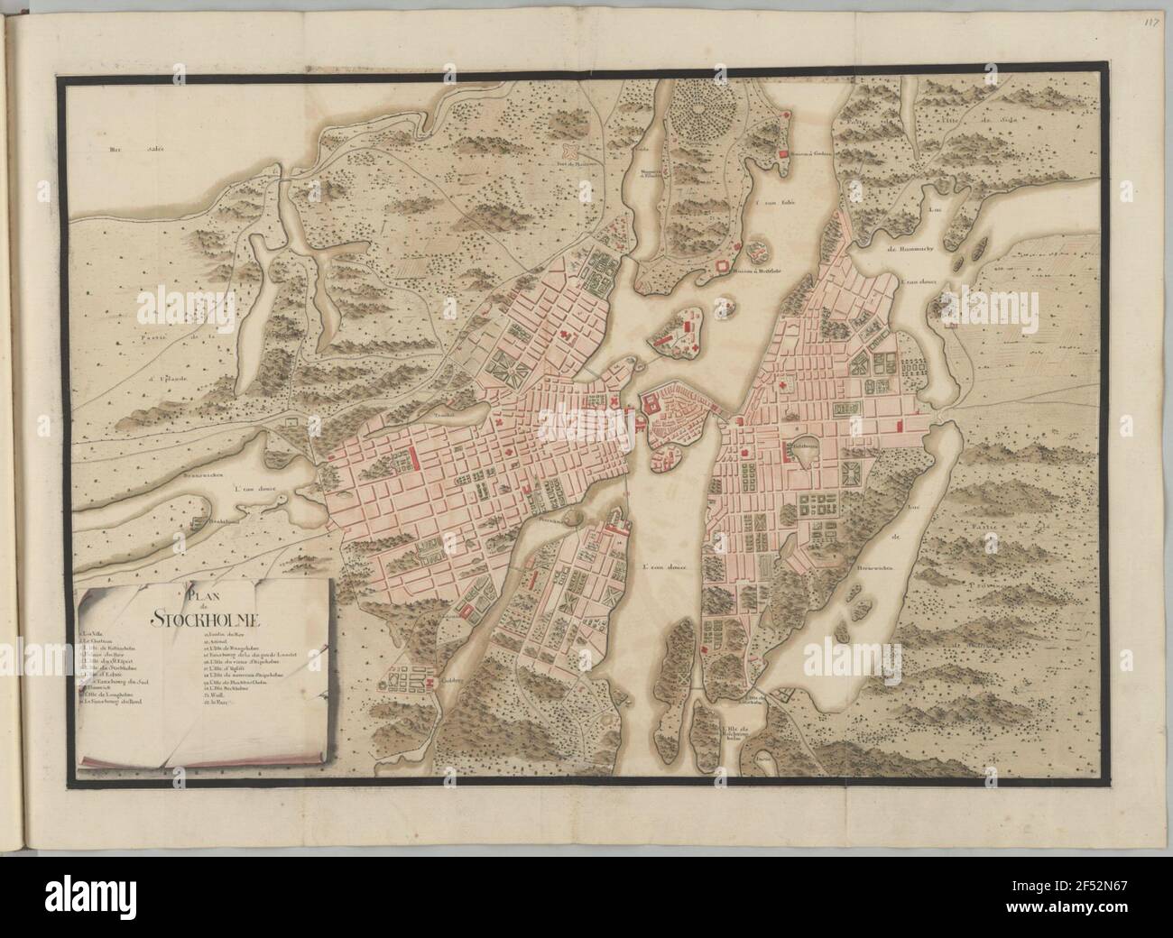 Plan de Stockholme Stock Photo - Alamy