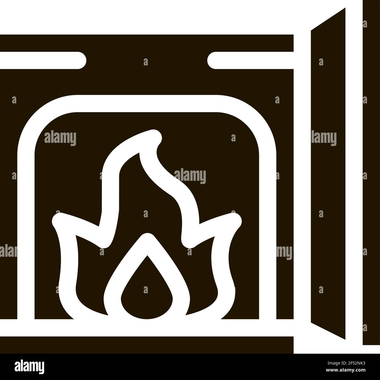 Open stove illustration hi-res stock photography and images - Alamy