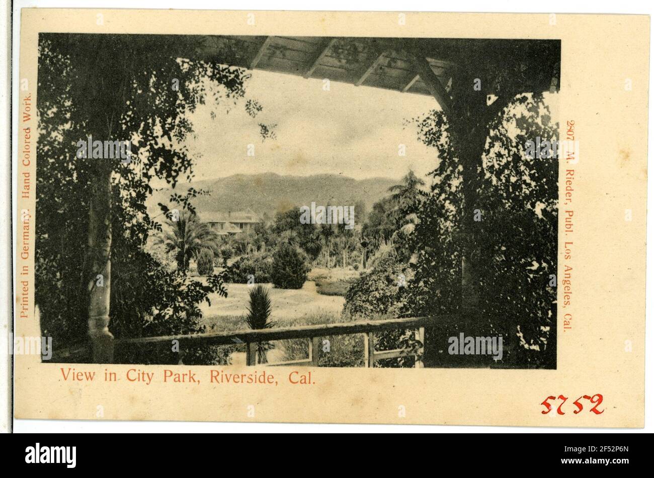 View in City Park Riverside. View in City Park, Riverside, Ca Stock ...