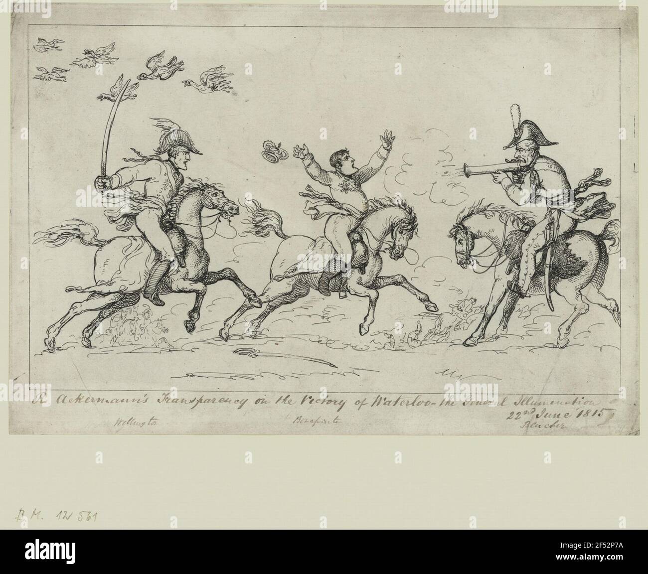 Battle of Waterloo Stock Photo - Alamy