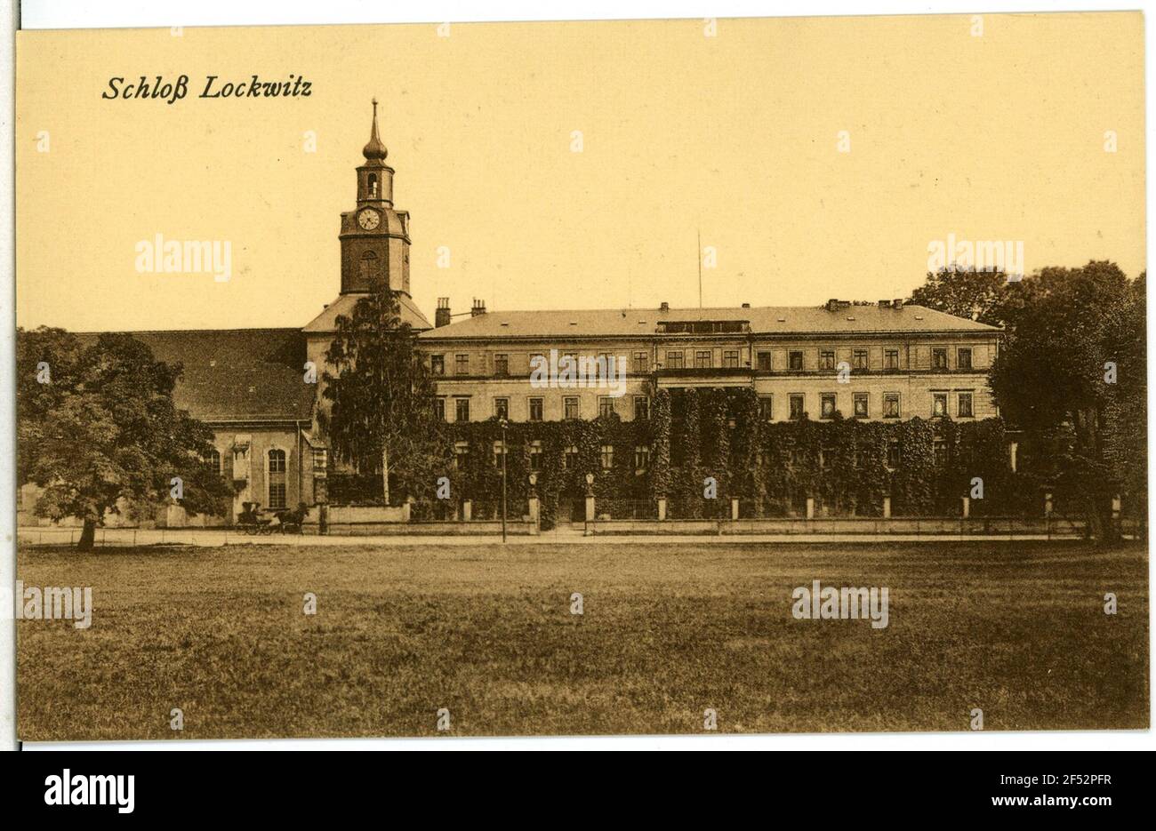 Lock Lockwitz. Schloss Stock Photo - Alamy