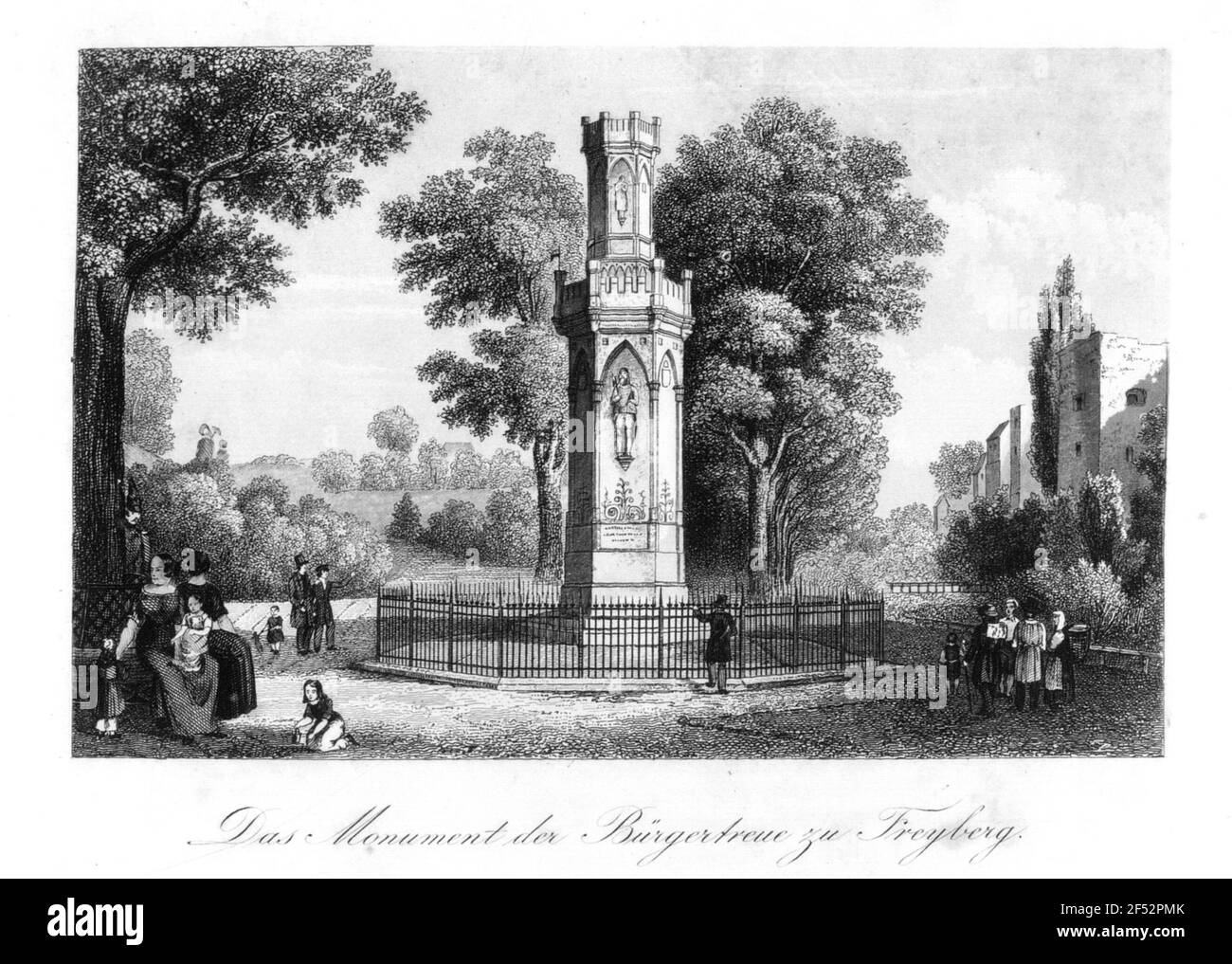 The monument of Mayor to Freyberg (Swedenkmal Stock Photo - Alamy