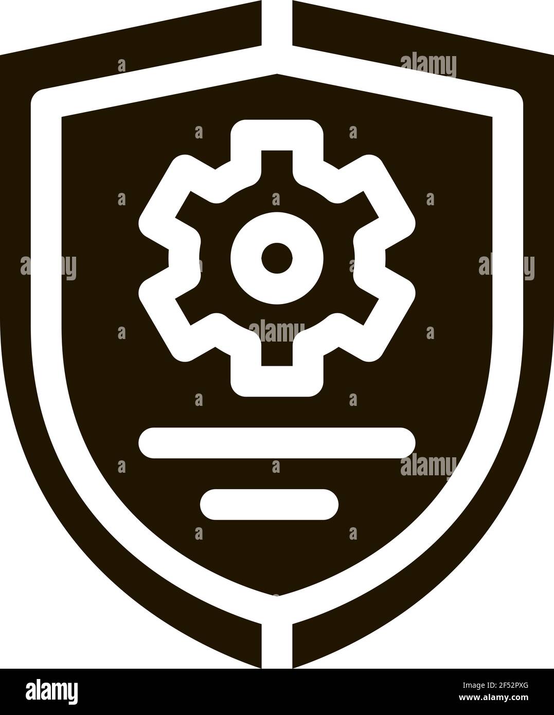 cybersecurity icon Vector Glyph Illustration Stock Vector Image & Art ...
