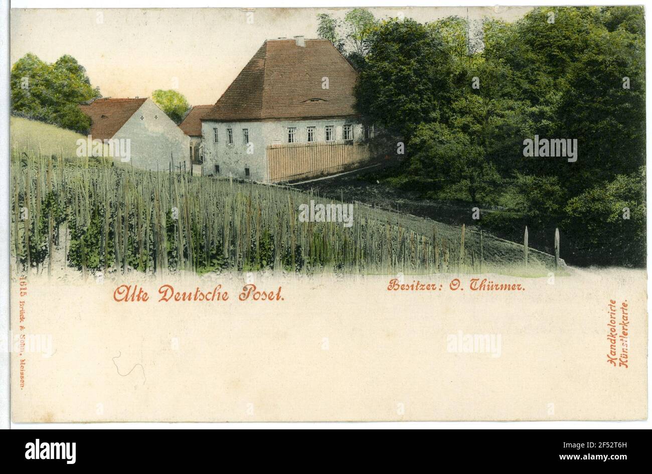 Old German Bosel Meissen. Old German Bosel Stock Photo - Alamy