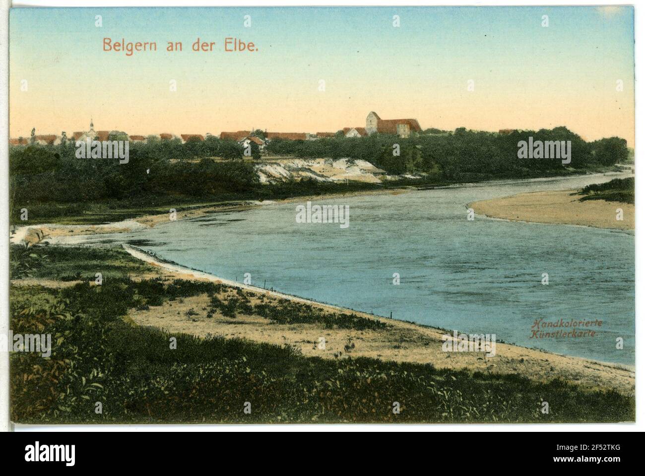 View over the Elbe to Belgern Belger. View over the Elbe to Belgern ...