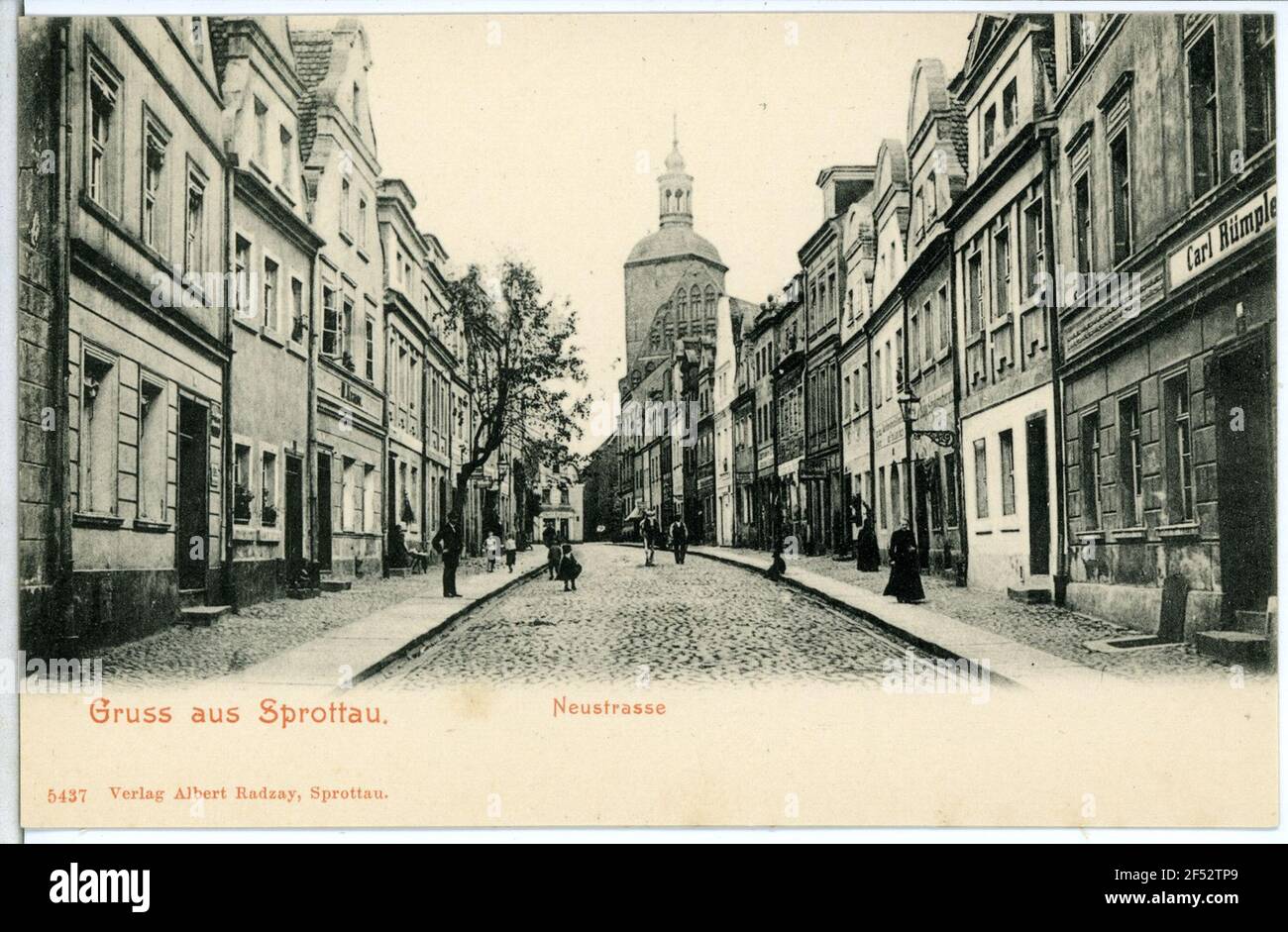 Neostraße Sprota. Neostraße Stock Photo - Alamy