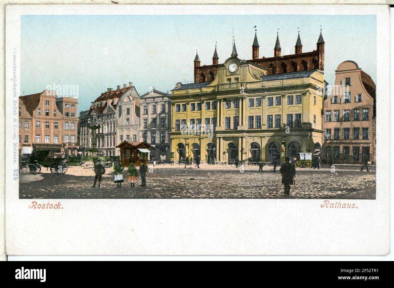 Rathaus Rostock. town hall Stock Photo - Alamy
