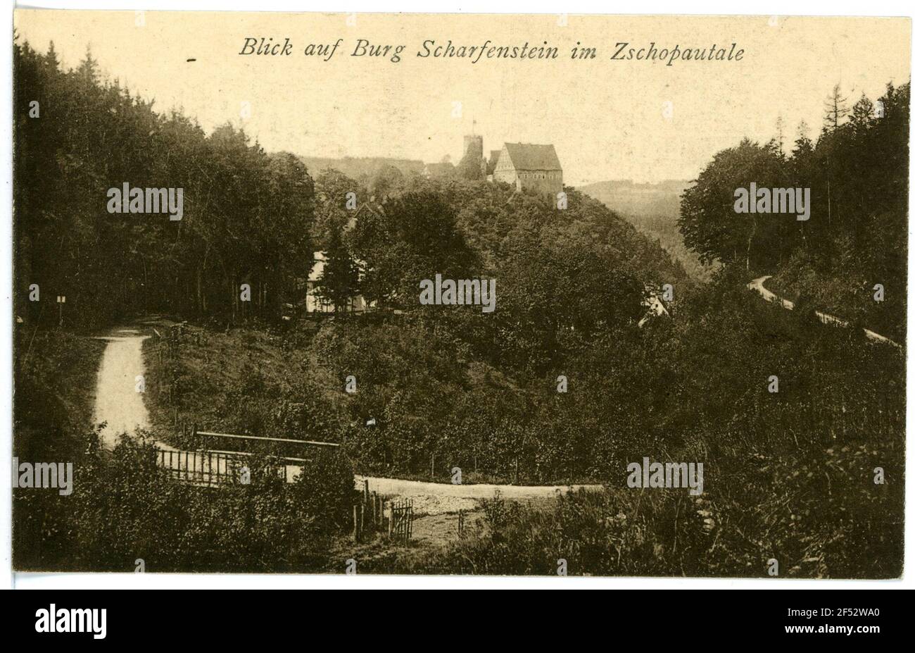 Burg Scharfenstein. Burg Stock Photo - Alamy